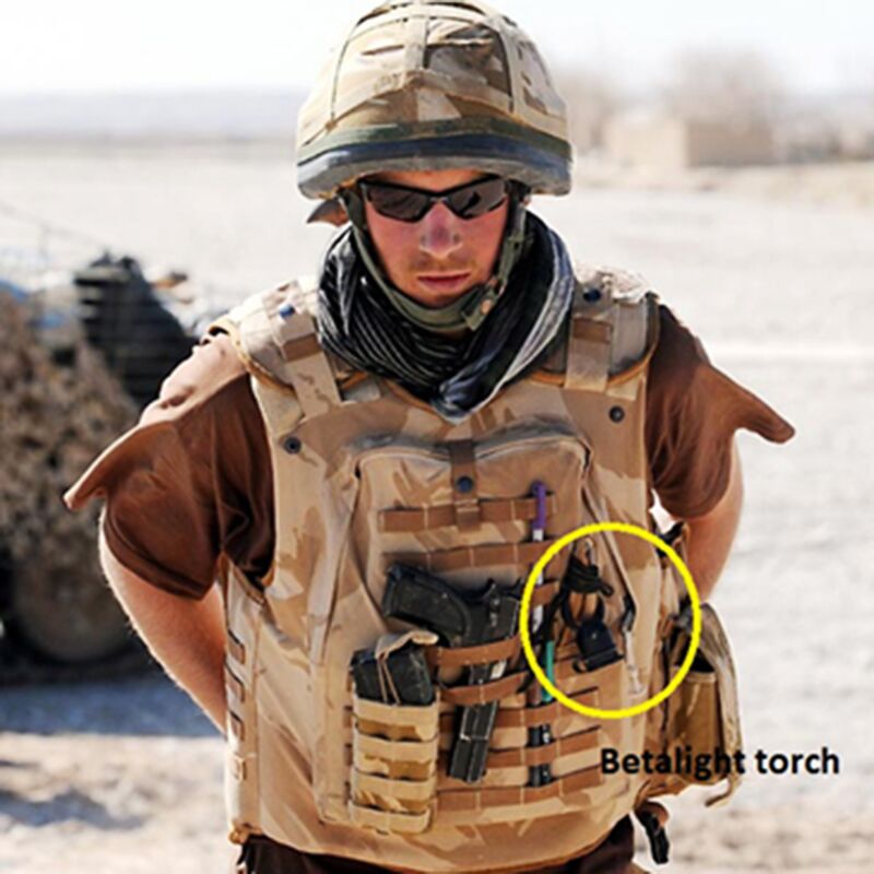 Betalight Torch Self-Luminous - Compact, Lightweight, Durable