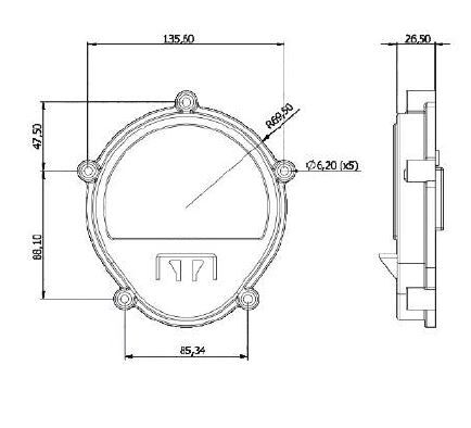 LED Front Signal-Blackout Vehicle Lamp for Military Vehicles