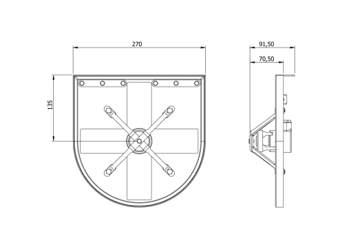 Convoy Lights Model 420073 | LED Cross Signal for Vehicles