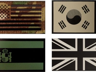 Infrared Patches Reflective – Flags, Blood Types & ID Markers